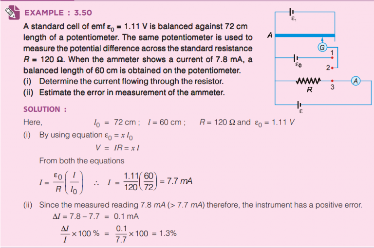 Potentiometer - Physics | CLASS XII - MENIIT